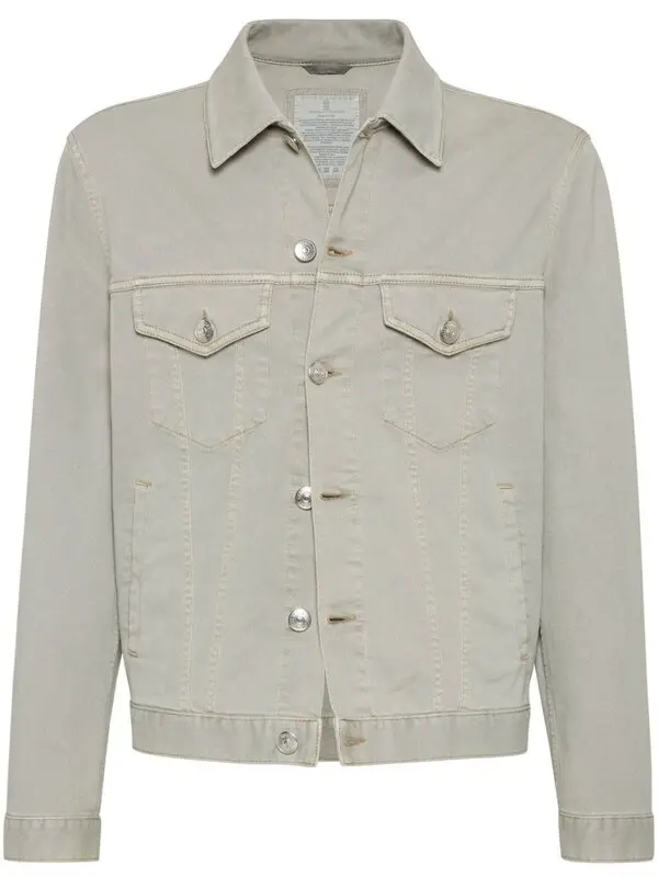 Brunello Cucinelli Cotton Denim Jacket - Multicolor