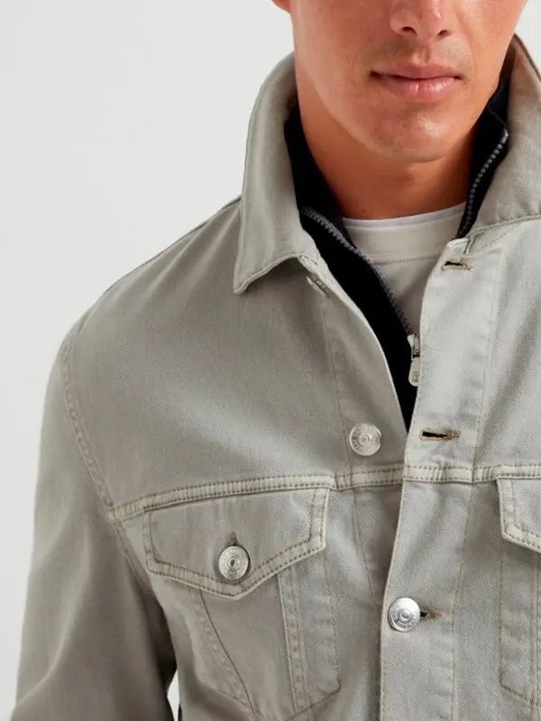 Brunello Cucinelli Cotton Denim Jacket - Multicolor