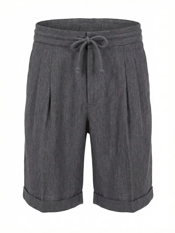 Brunello Cucinelli Linen Bermuda Shorts