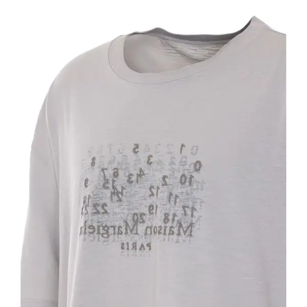 MAISON MARGIELA Reverse Numeric T-shirt - Gray