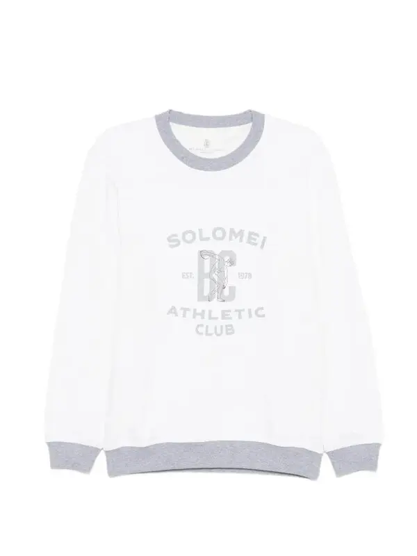 Brunello Cucinelli Long Sleeve Sweatshirt - Multicolor