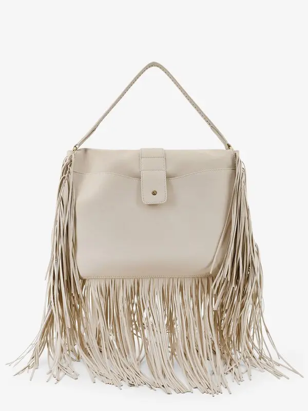Burberry Rider Leather Handbag With Equestrian Logo Detail - Multicolor