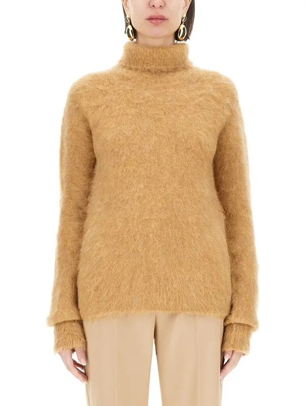 Sportmax Elgar Alpaca Blend Turtleneck Sweater
