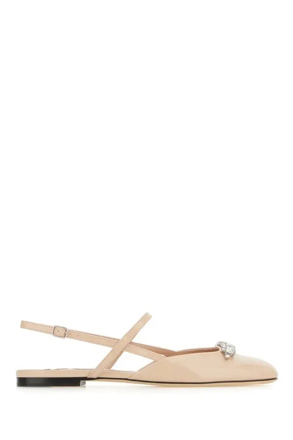 JIMMY CHOO Embellished Ballerina Flats - Multicolor