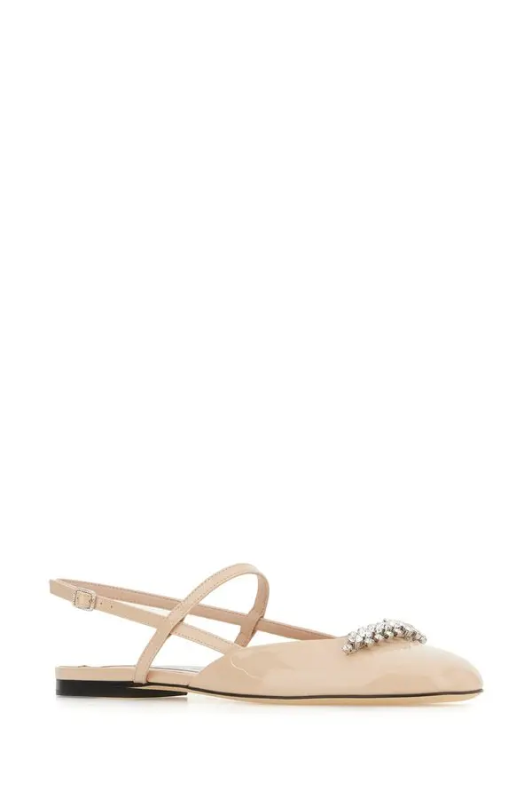 JIMMY CHOO Embellished Ballerina Flats - Multicolor