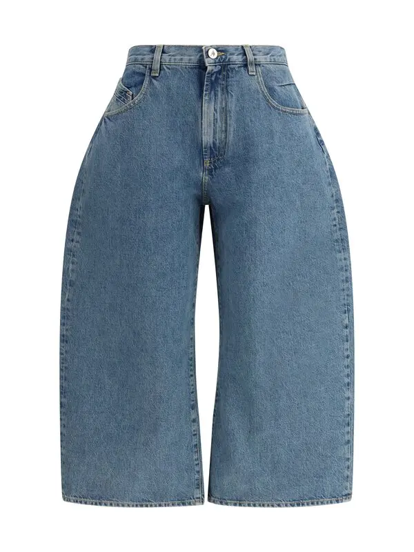 Attico Wide-leg Denim Jeans