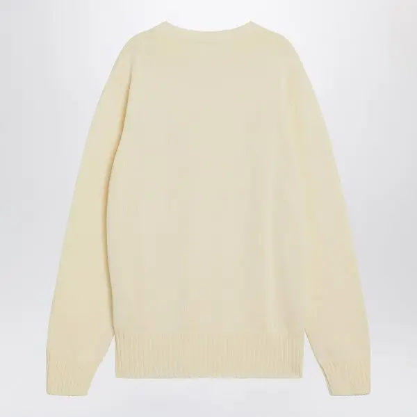 Givenchy Crew Neck Sweater In Cotton With Embossed Logo