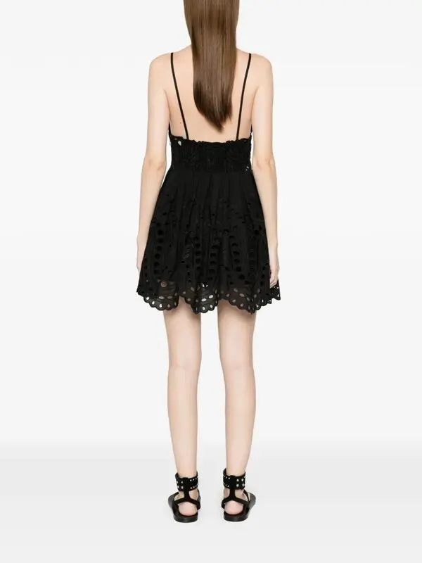 Charo Ruiz Ibiza Lace Trimmed Short Dress