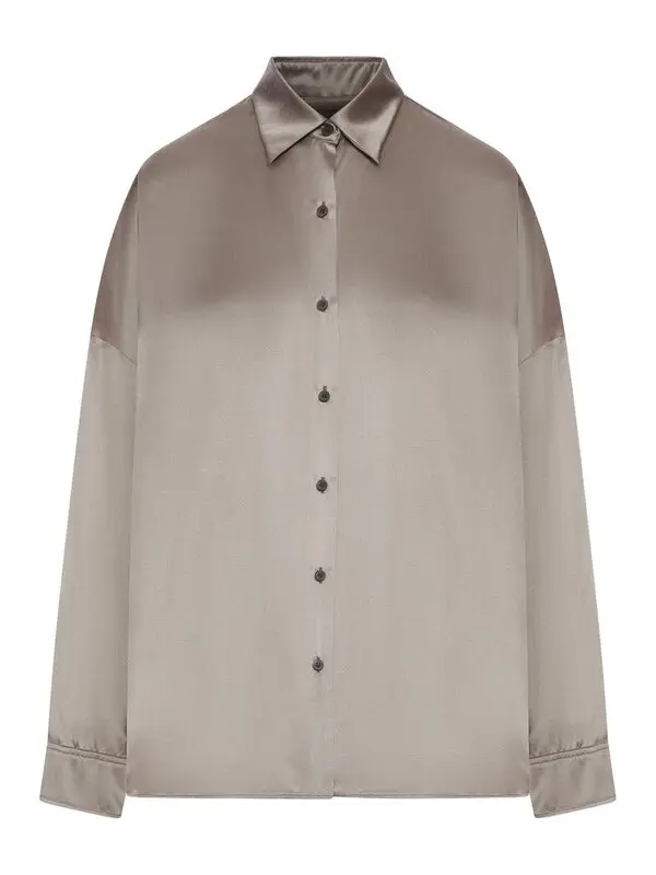 Dries Van Noten Satin-effect Silk Shirt - Multicolor