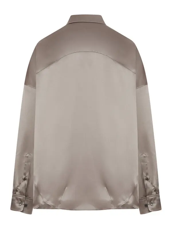 Dries Van Noten Satin-effect Silk Shirt - Multicolor