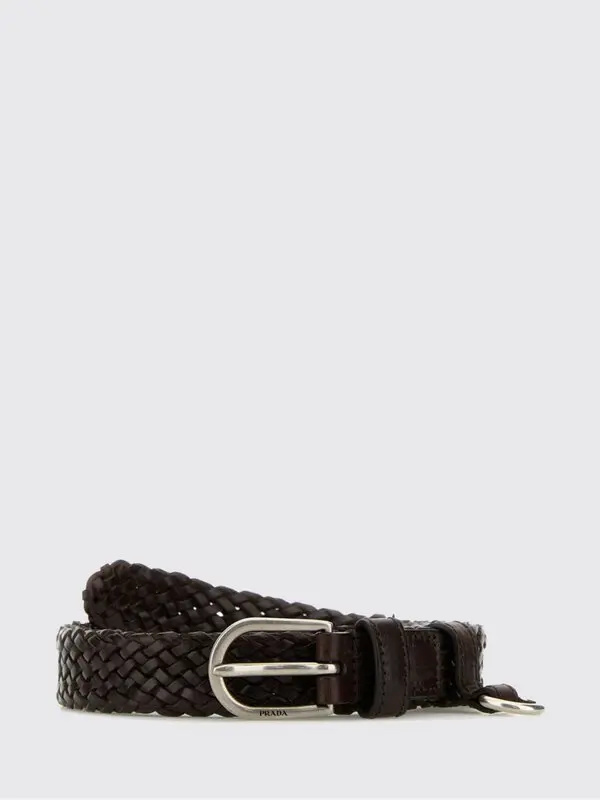 Prada Woven Leather Belt - Multicolor