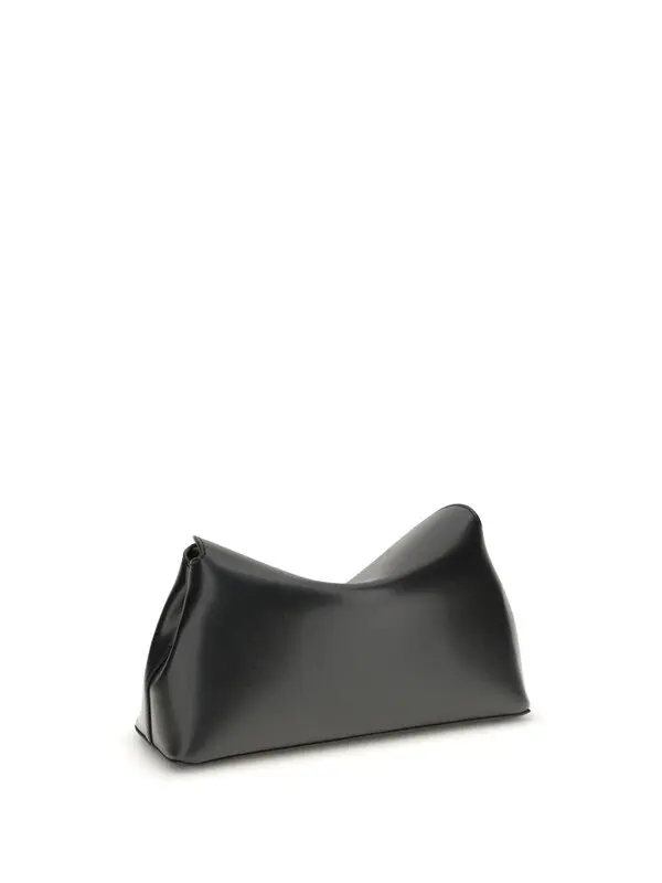 TOTEME T-lock Clutch In Smooth Leather
