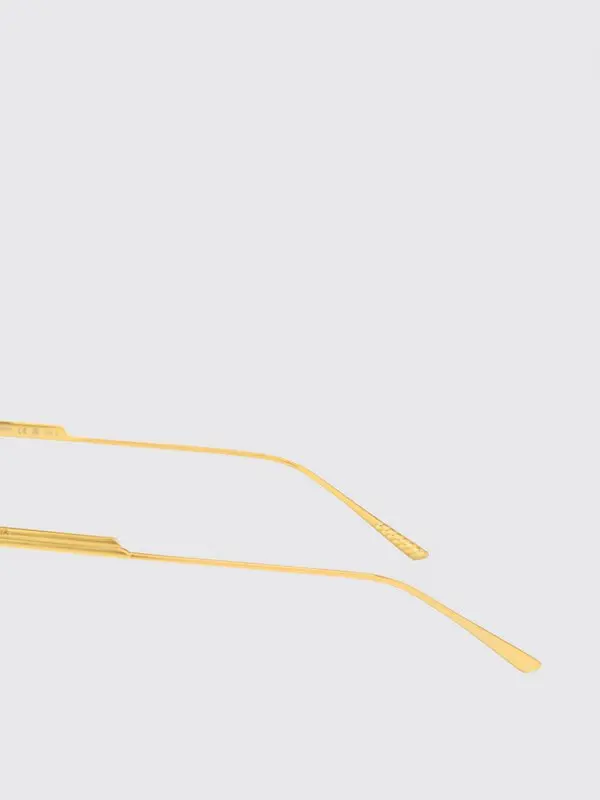 Bottega Veneta Yellow Gold Metal Sunglasses