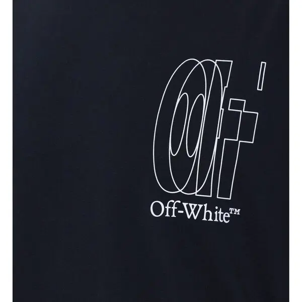 Off-White Outline Double Arrow Slim T-shirt - Black