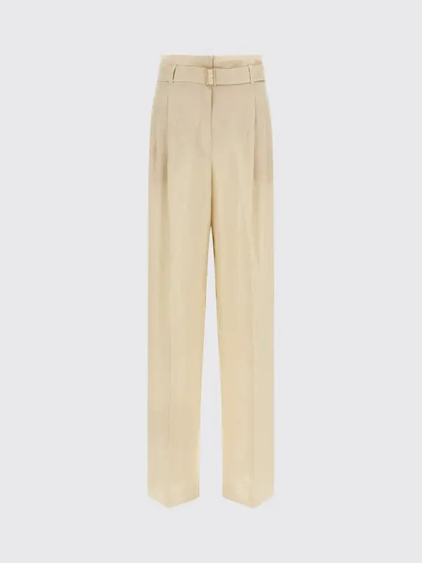 Max Mara Wide Leg Trousers - Cream