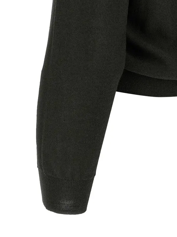 LEMAIRE Twisted Wool Blend V-neck Cardigan
