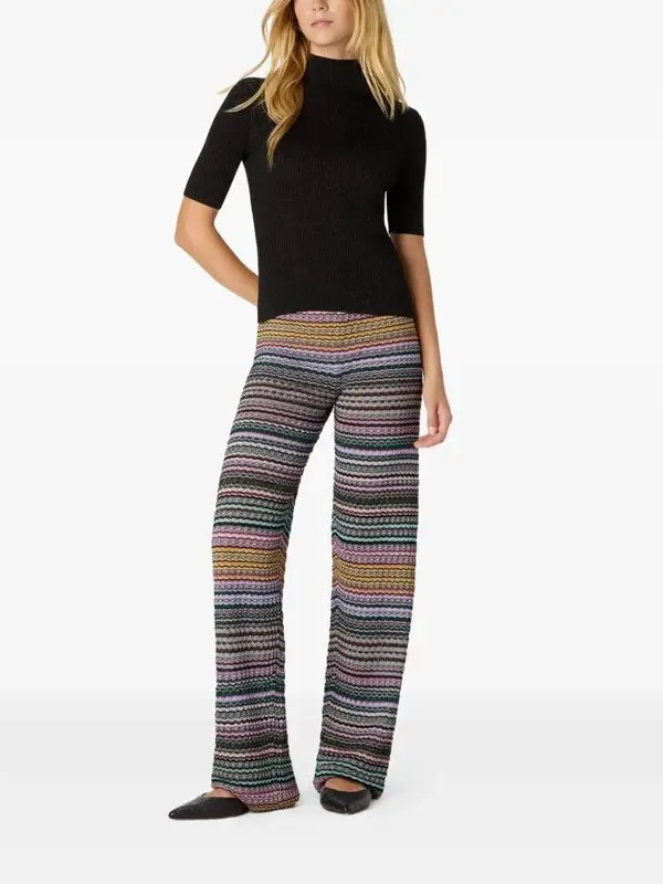 Missoni Striped Viscose Pants - Multicolor