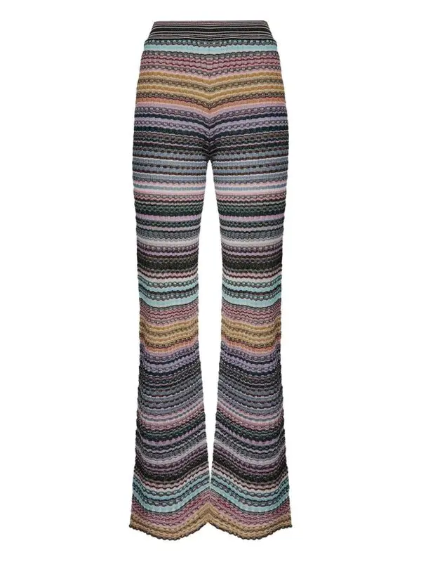 Missoni Striped Viscose Pants - Multicolor