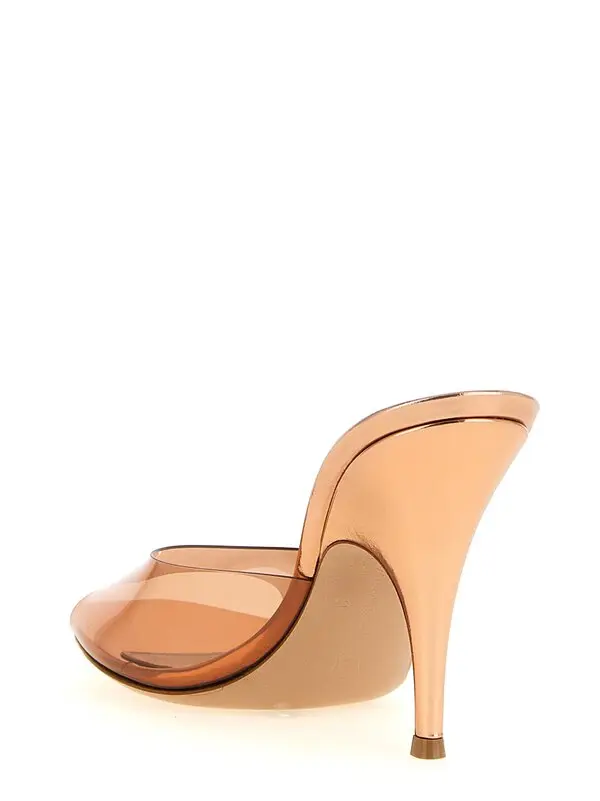 GIANVITO ROSSI Sofia Mules - Orange