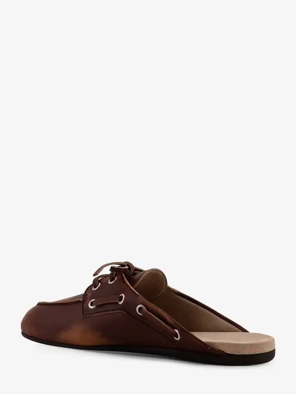 Miu Miu Leather Sabot