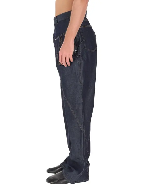 JW Anderson Twisted Workwear Jeans - Blue