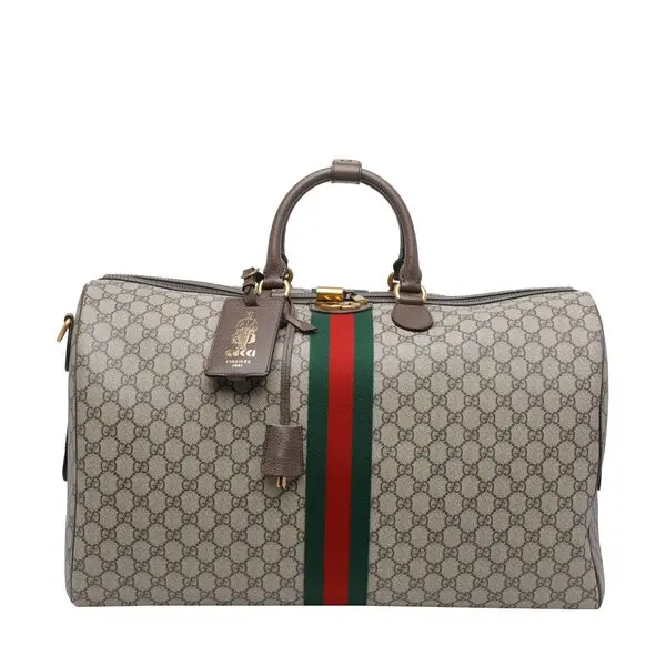 Gucci Large Savoy Duffle Bag - Gray