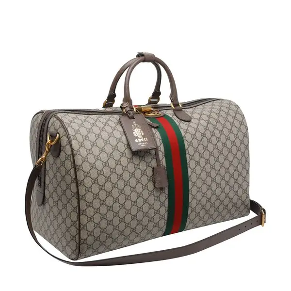 Gucci Large Savoy Duffle Bag - Gray