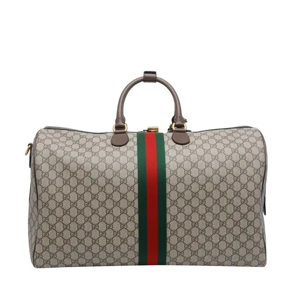 Gucci Large Savoy Duffle Bag - Gray