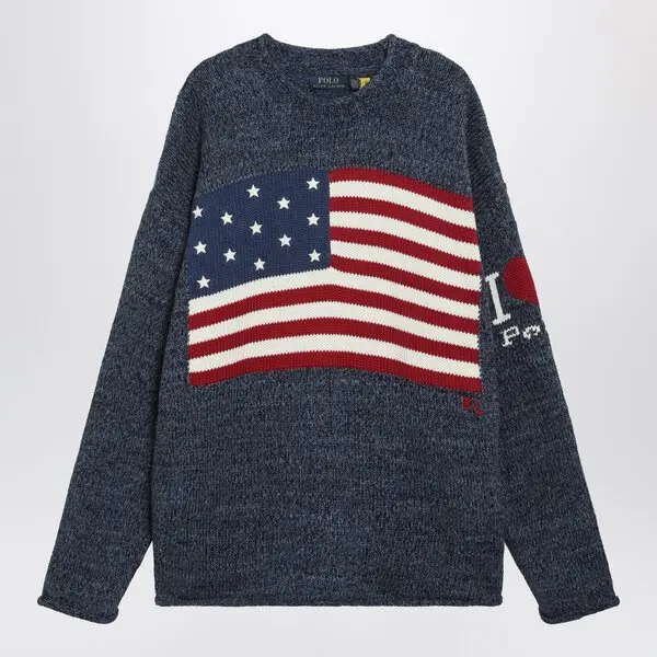 Polo Ralph Lauren I Love Polo" Flag Sweater