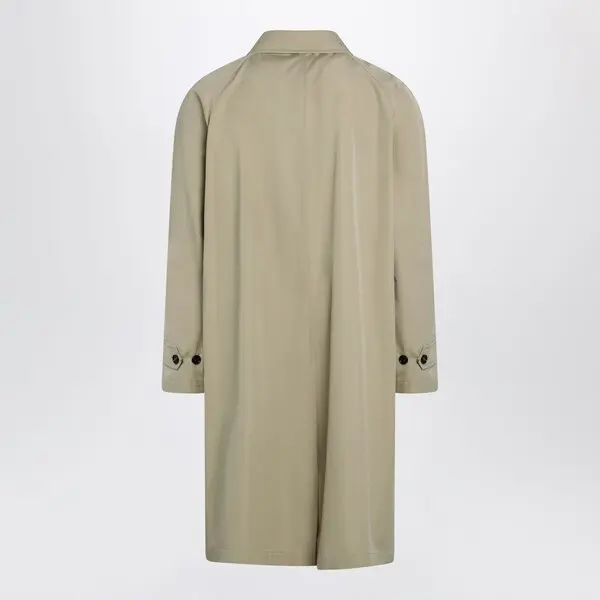 Burberry Beige Cotton Overcoat