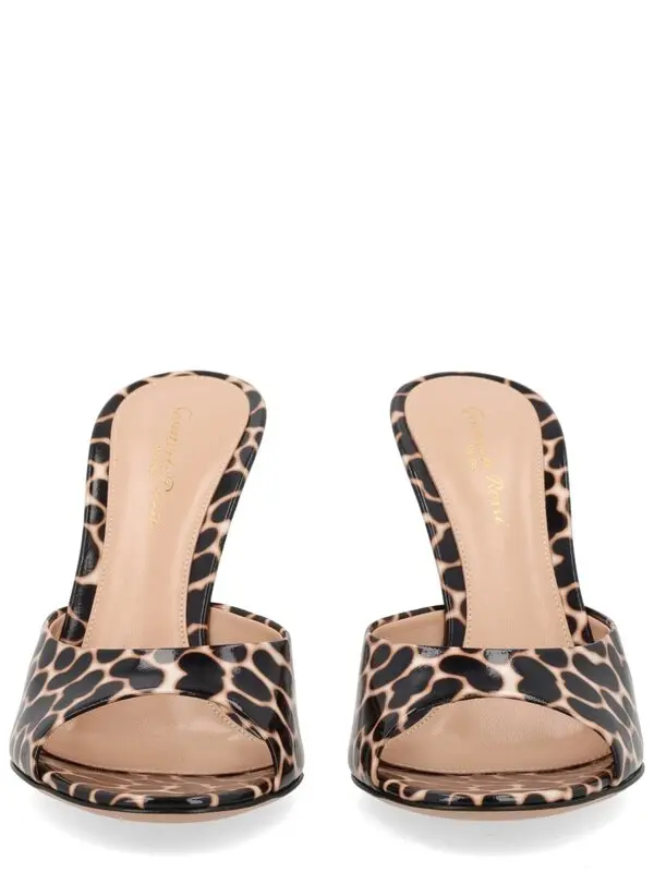 GIANVITO ROSSI Sofia Mule With Heel - Multicolor