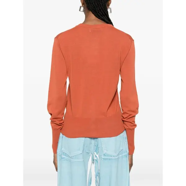 VIVIENNE WESTWOOD Organic Cotton Embroidered Logo Cardigan