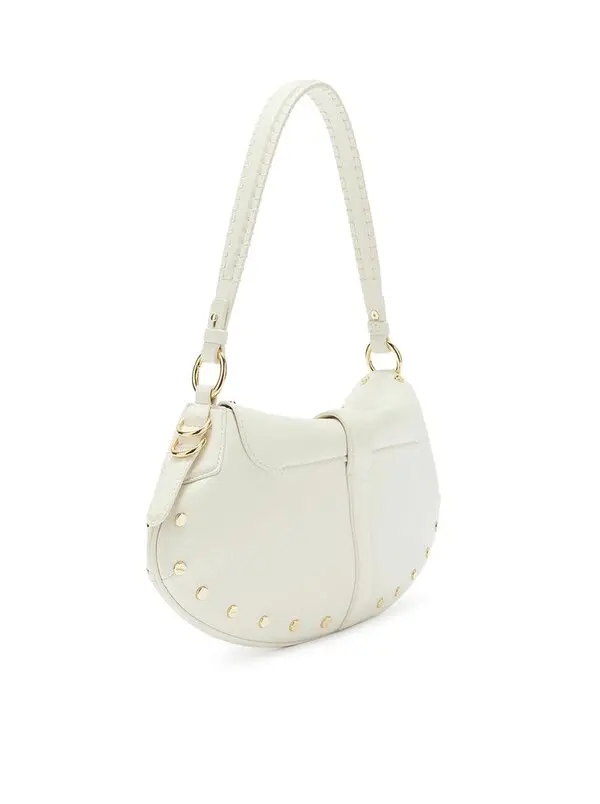 GANNI Studded Leather Shoulder Bag - Multicolor