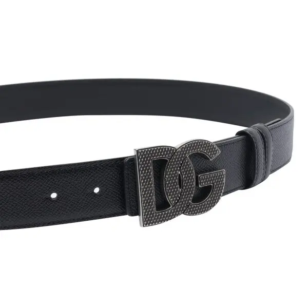 Dolce & Gabbana Reversible Dg Logo Belt