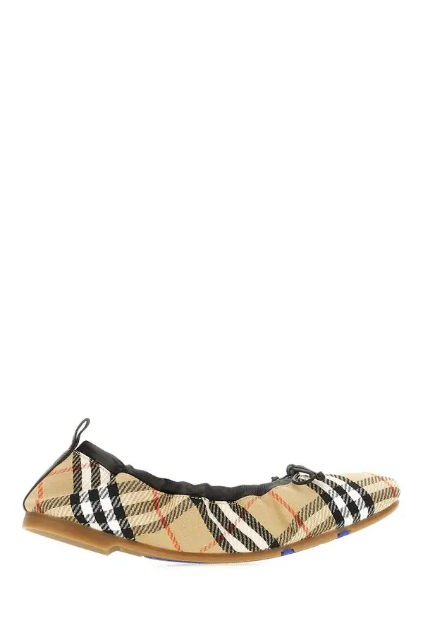Burberry Checked Ballerina Flats - Multicolor