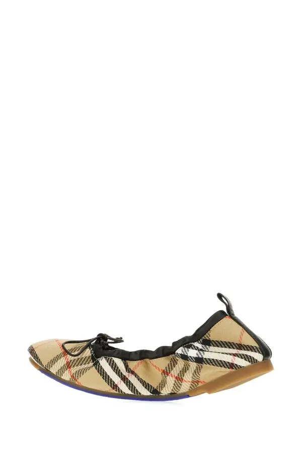Burberry Checked Ballerina Flats