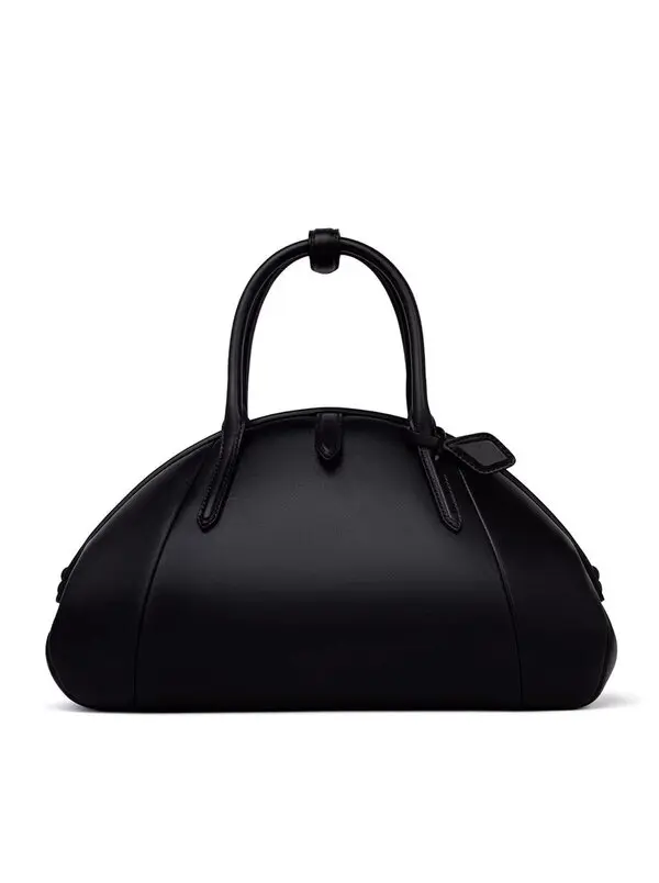 Alaïa Sculptural Doctor's Bag In Calfskin - Black