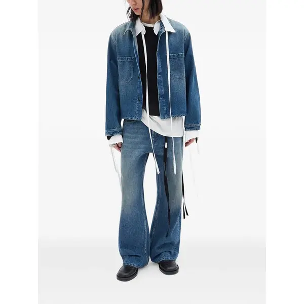 ANN DEMEULEMEESTER Wide-leg Denim Jeans