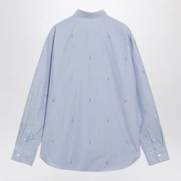 Gucci Light Striped Cotton Poplin Shirt