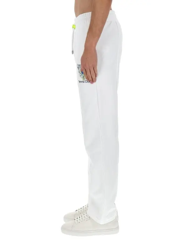Casablanca Jogger Pants Tennis Club Icon - White