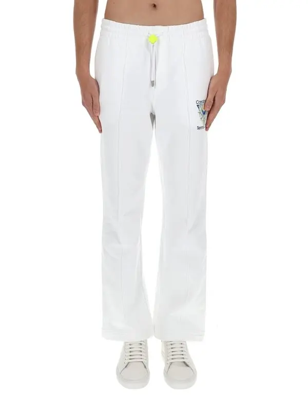 Casablanca Jogger Pants Tennis Club Icon - White