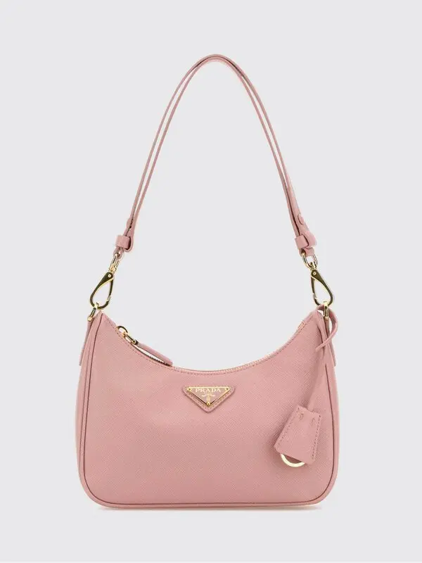 Prada Leather Tote Bag - Pink