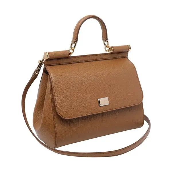 Dolce & Gabbana Large Sicily Handbag - Brown
