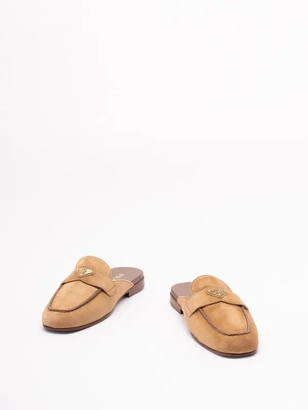 Prada Suede Slippers - Multicolor