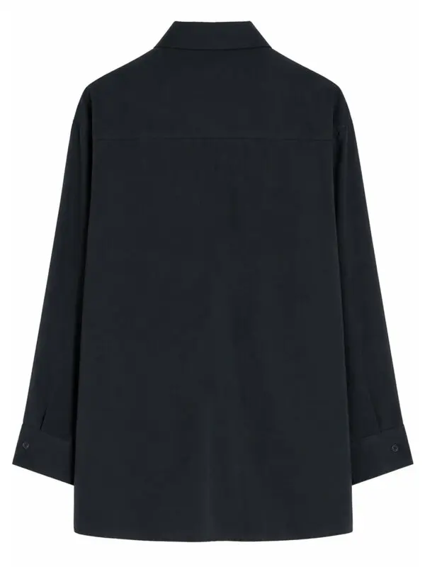 LEMAIRE Long Shirt With Tie Detail - Multicolor