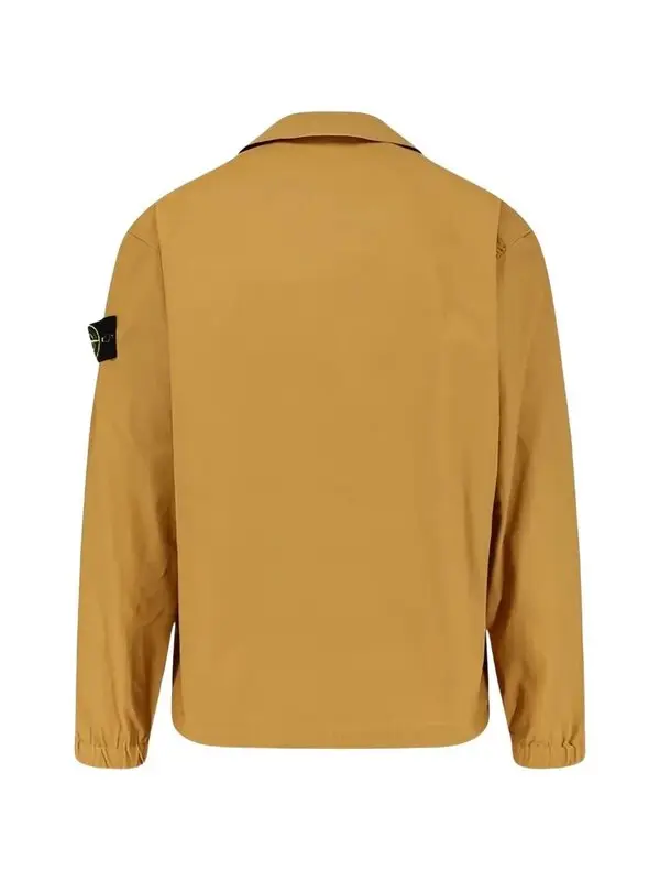 Stone Island Double-coated Cotton Ripstop Washed Overshirt - Multicolor