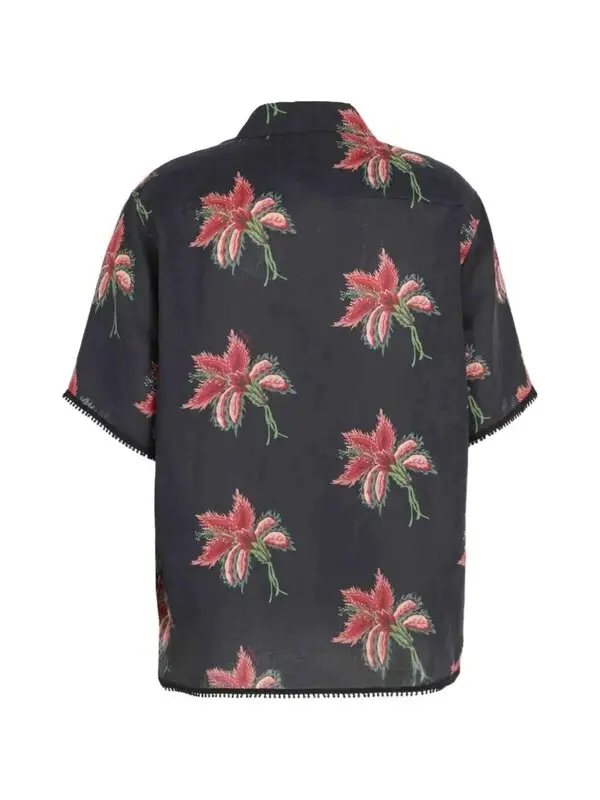 Valentino Garavani Papier Floral` Short Sleeve Shirt