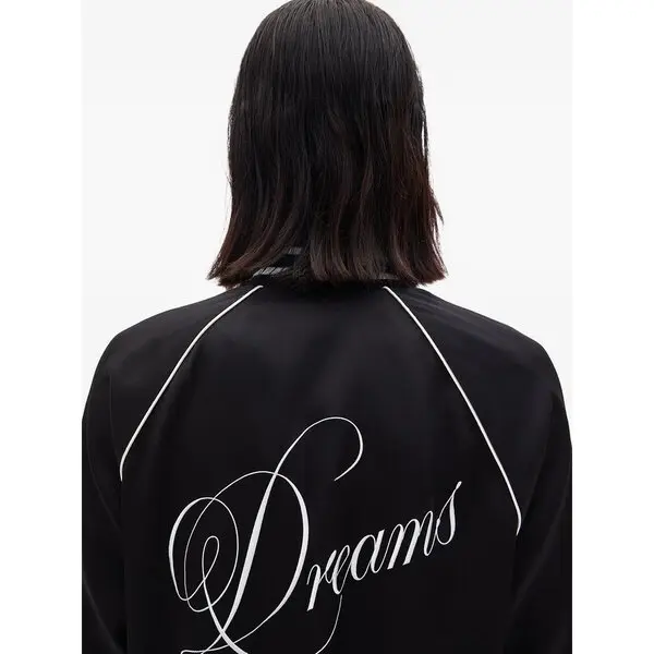 ANN DEMEULEMEESTER Acetate And Viscose Blend Bomber Jacket