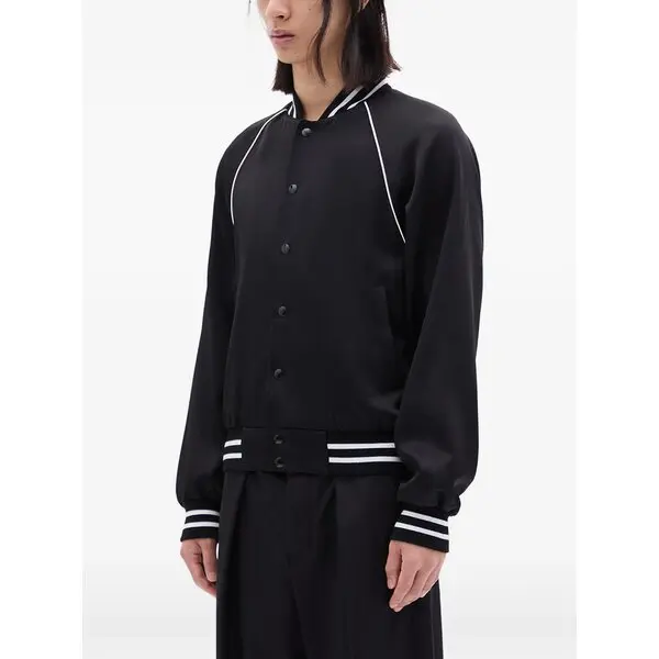 ANN DEMEULEMEESTER Acetate And Viscose Blend Bomber Jacket