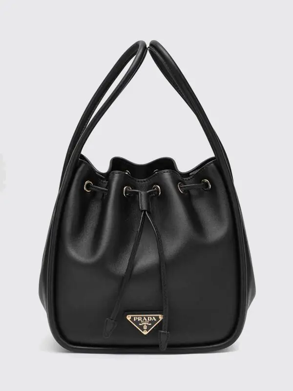 Prada Textured Leather Shoulder Bag